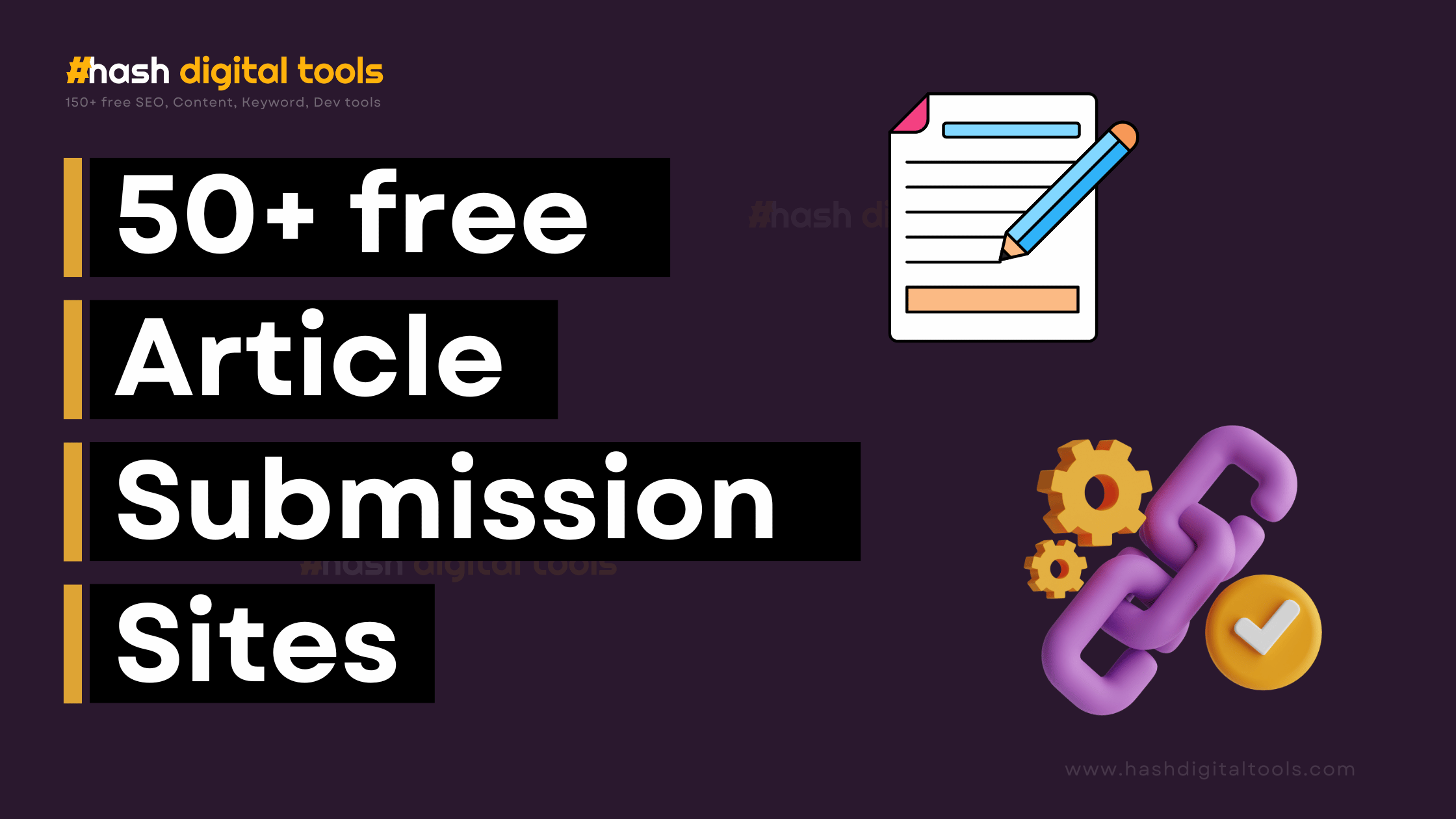 100% Free Best Article Submission Sites List - to Boost SEO